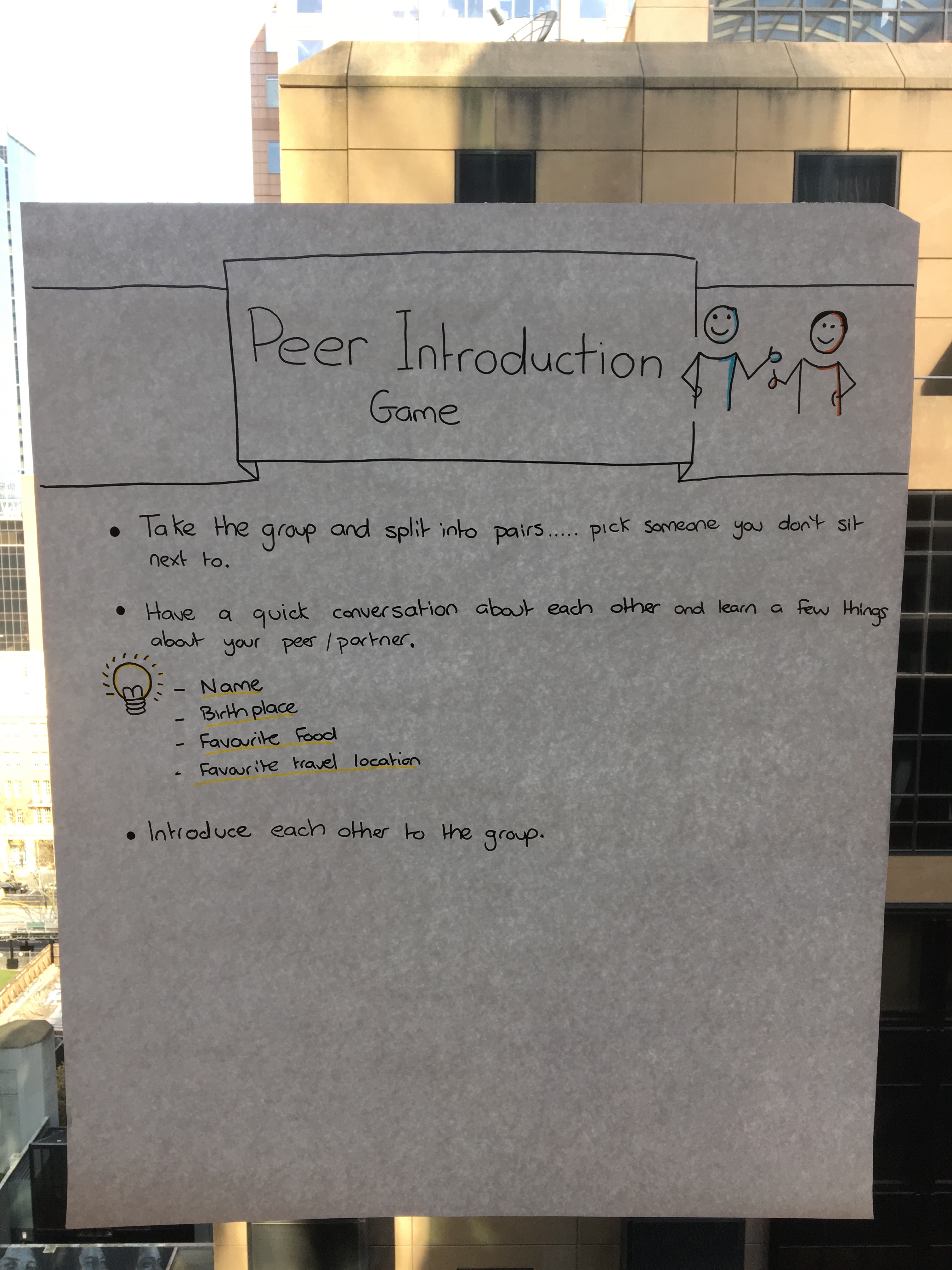 Peer Introduction Game | Jay Hyett